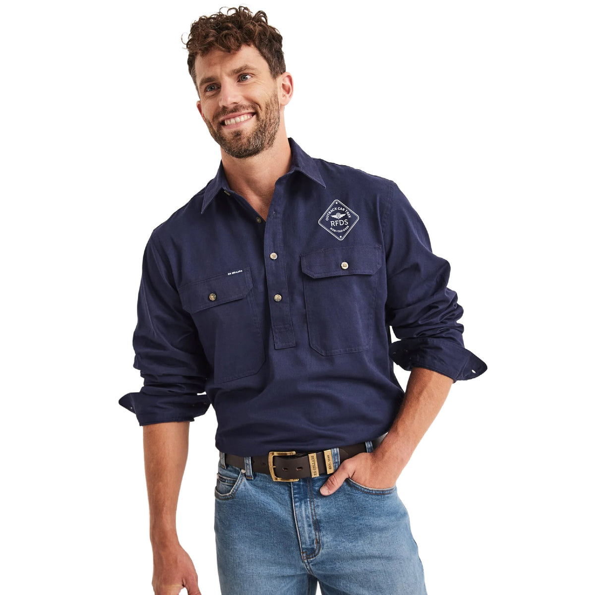 Outback Car Trek 2026 - Men's RB Sellars Closed Front Shirt – RFDS DocShop